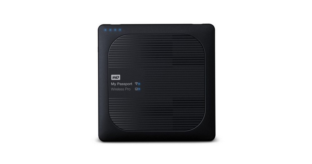 WD My Passport Wireless Pro 1TB Portable External Hard Drive (Black)