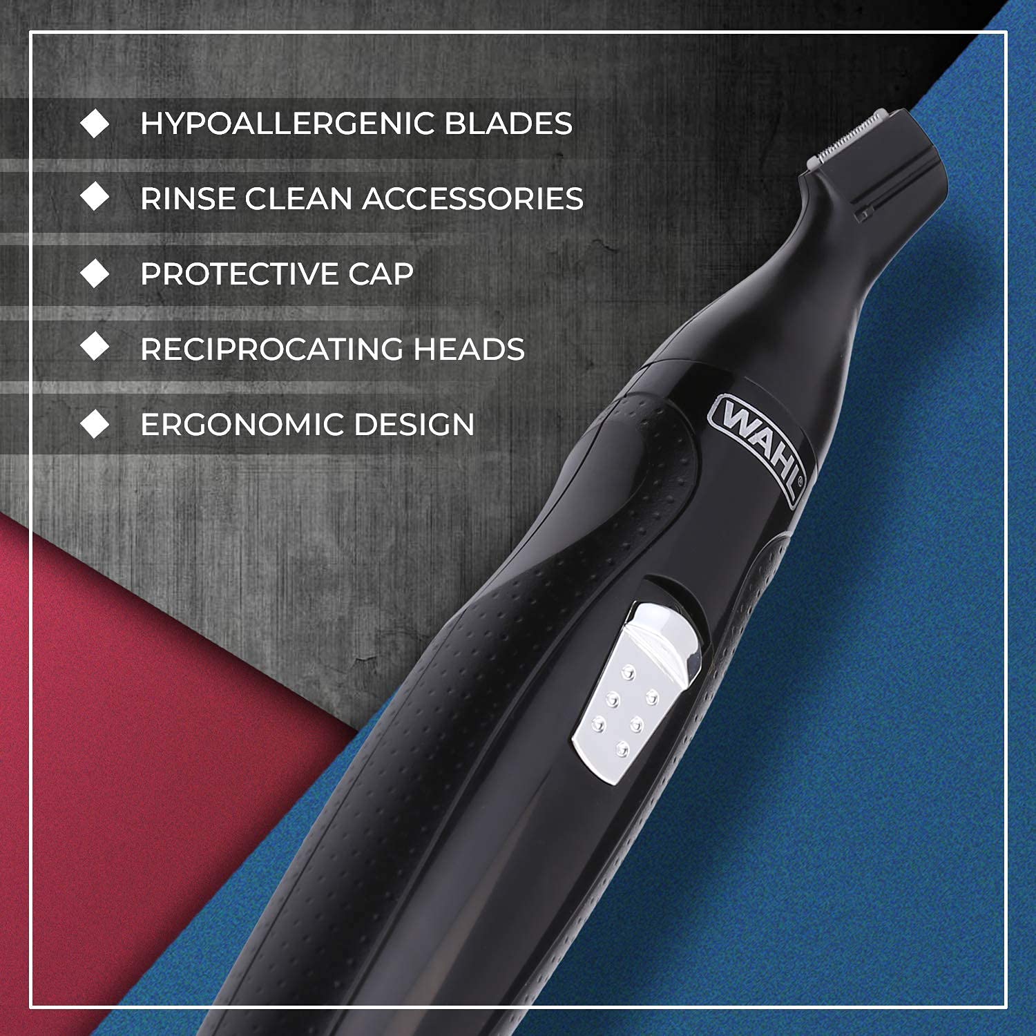 Wahl 5608-524 Cordless Mini Groomsman Grooming 3 in 1 Trimmer; 3 ...