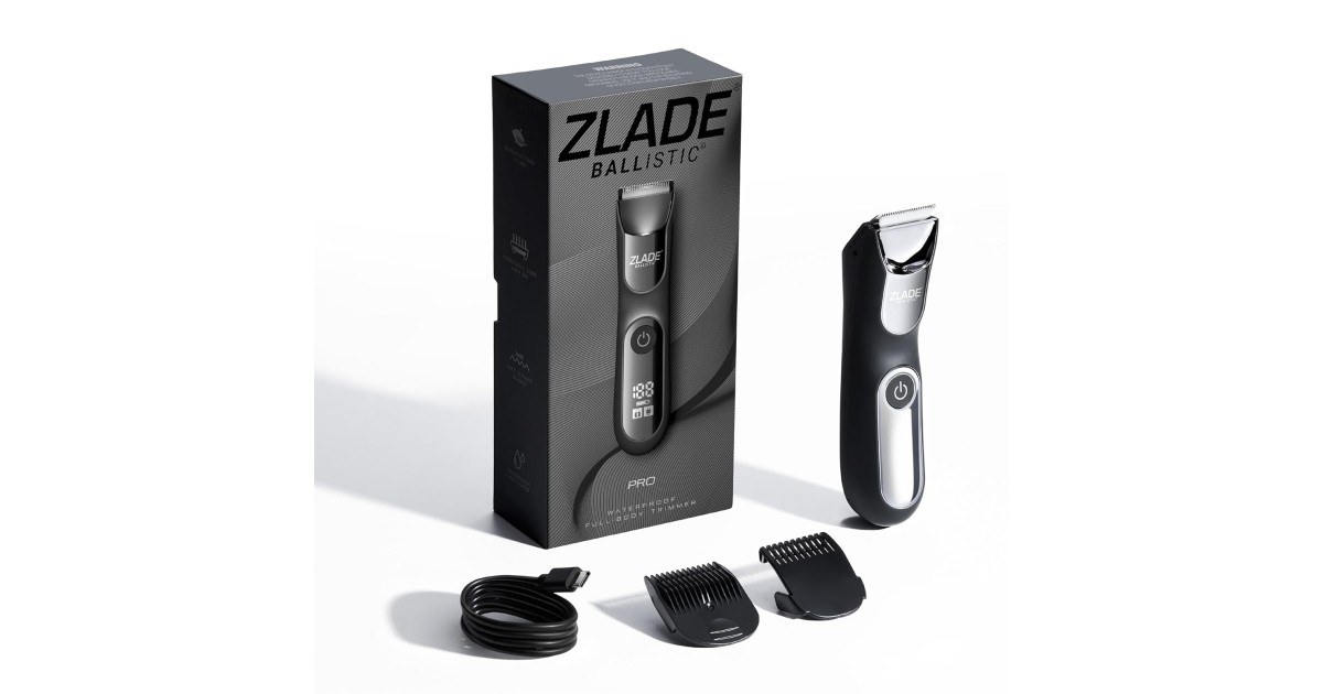 ZLADE Ballistic Pro Full Body Trimmer Electric Shaver For Men|Beard ...