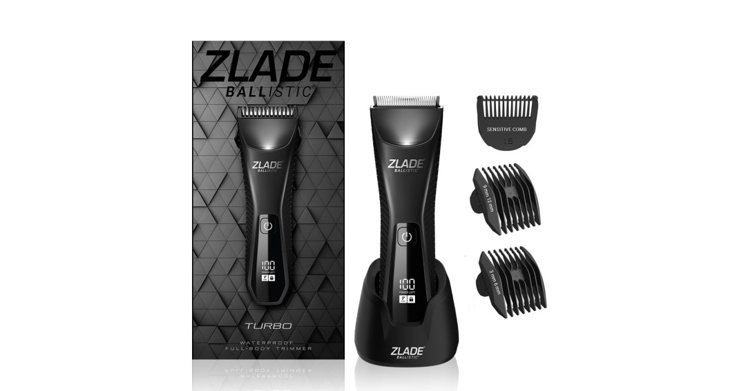 Zlade Ballistic TURBO 3.0 Full Body Manscaping Trimmer for Men | Body ...