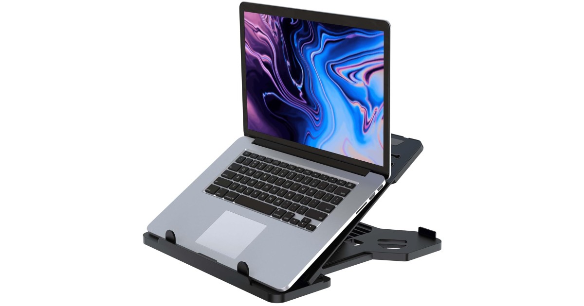 amazon basics Adjustable Laptop Riser Stand | Wide Compatibility ...