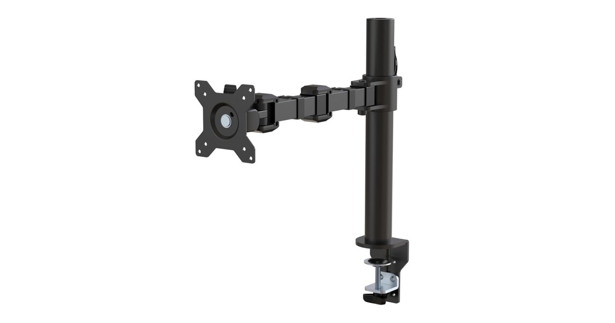 amazon basics Monitor Stand, Height Adjustable Arm Mount- Steel
