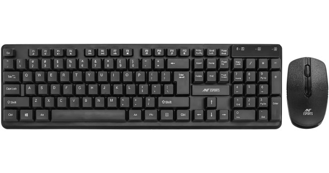 Ant Esports MKWM2023 Wireless Gaming Keyboard & Mouse Combo with ...