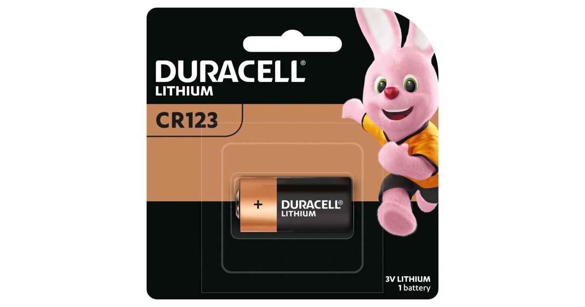 Duracell High Power Lithium 123 Battery 3V, pack of 1 (CR123 / CR123A ...