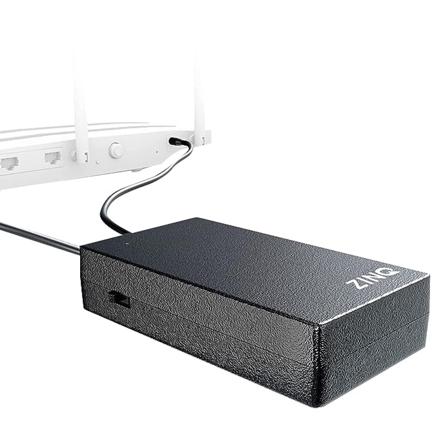 ZINQ Mini UPS for 12V Routers, High Power Fiber Routers, Broadband ...