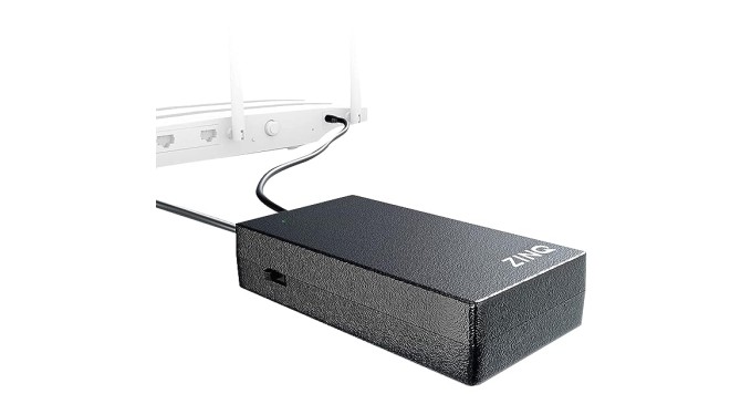 ZINQ Mini UPS for 12V Routers, High Power Fiber Routers, Broadband ...