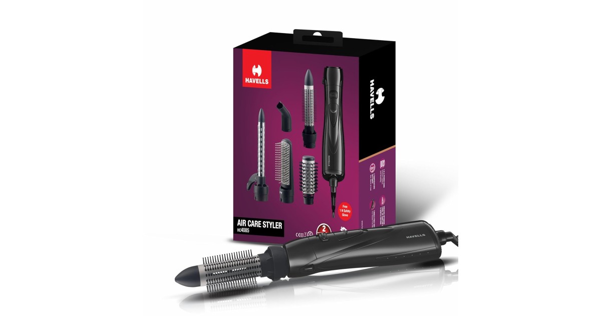Havells 1000 Watts Air Care Volumizer Hair Dryer | Pre-Styling Half ...