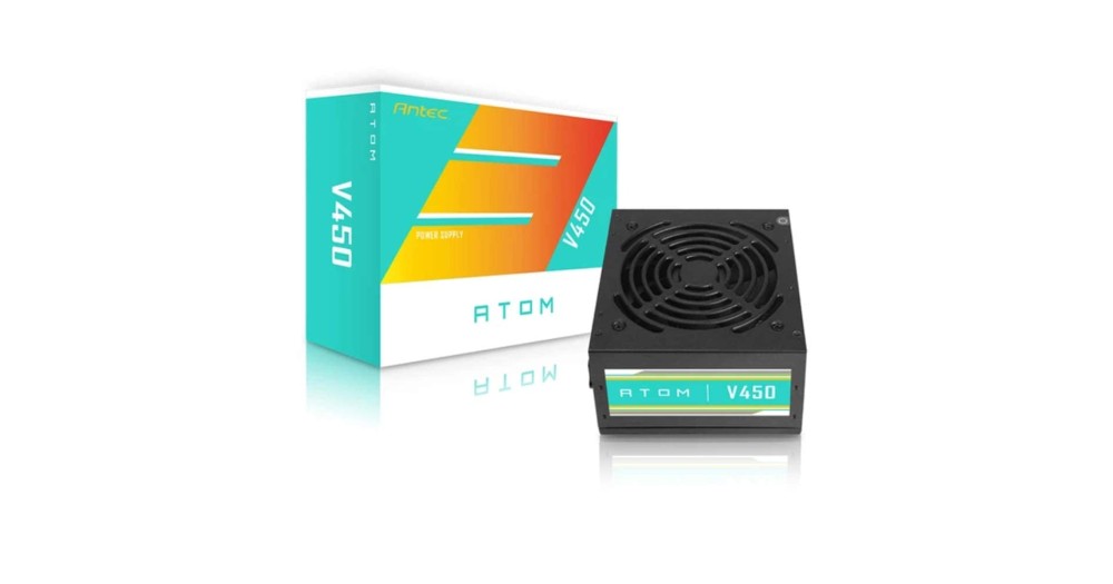 Antec Atom V450 450Watts Non-Modular Gaming Power Supply-
