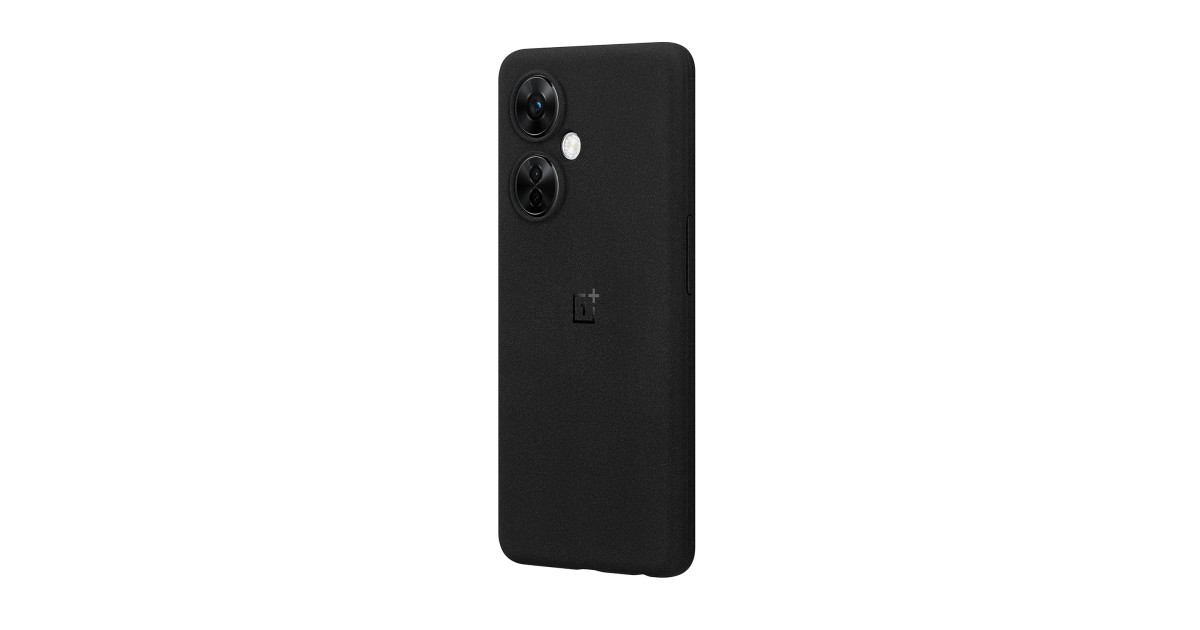 OnePlus Nord CE3 Lite Sandstone Bumper Case (Black)