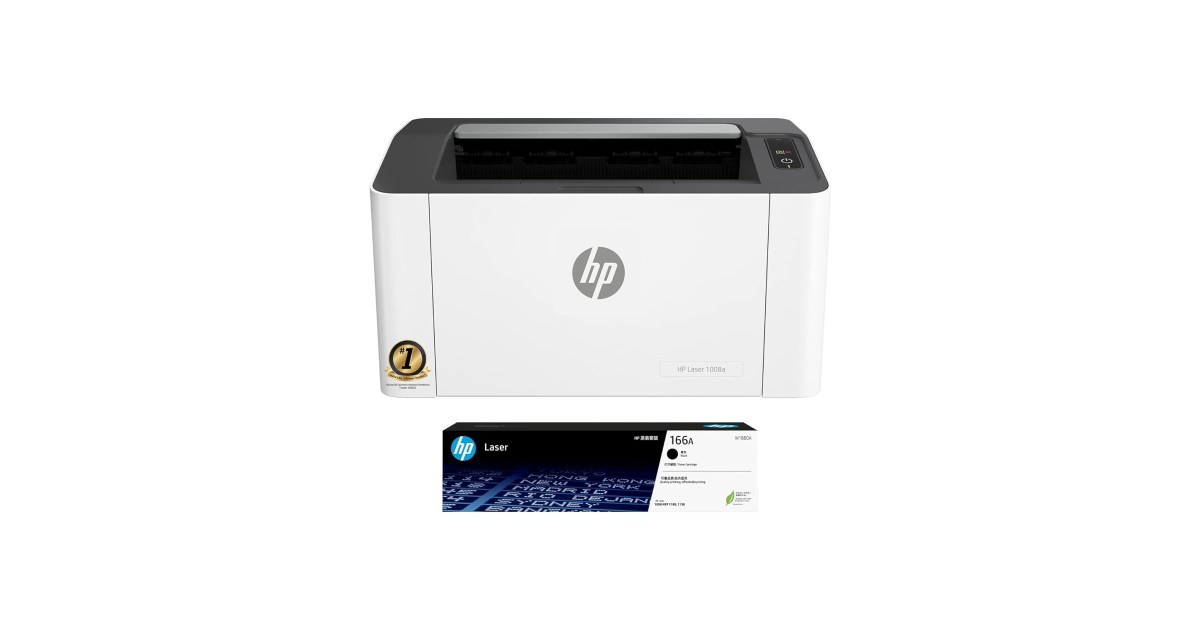 HP Laser 1008a Printer, Single Function, Print, Hi-Speed USB 2.0, Up to ...