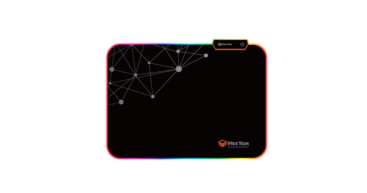 MEETION MT-PD120 Gaming Mouse Pad Black 35.5X26cm Size with Smooth ...