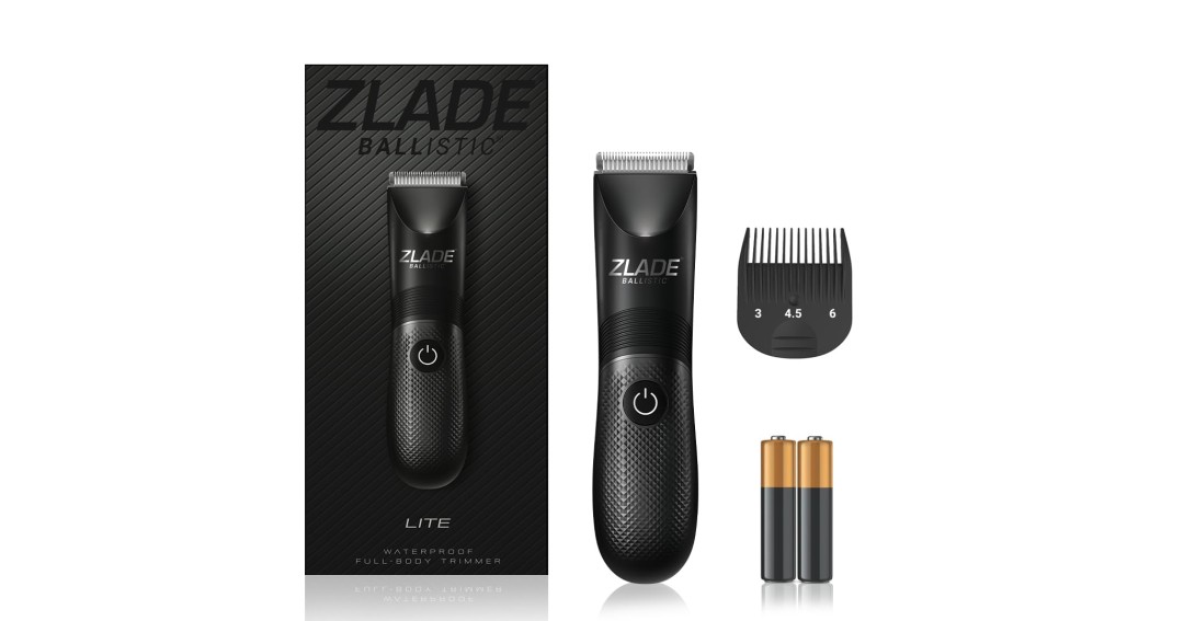Zlade Ballistic LITE Manscaping Body Trimmer for Men, Beard, Body ...
