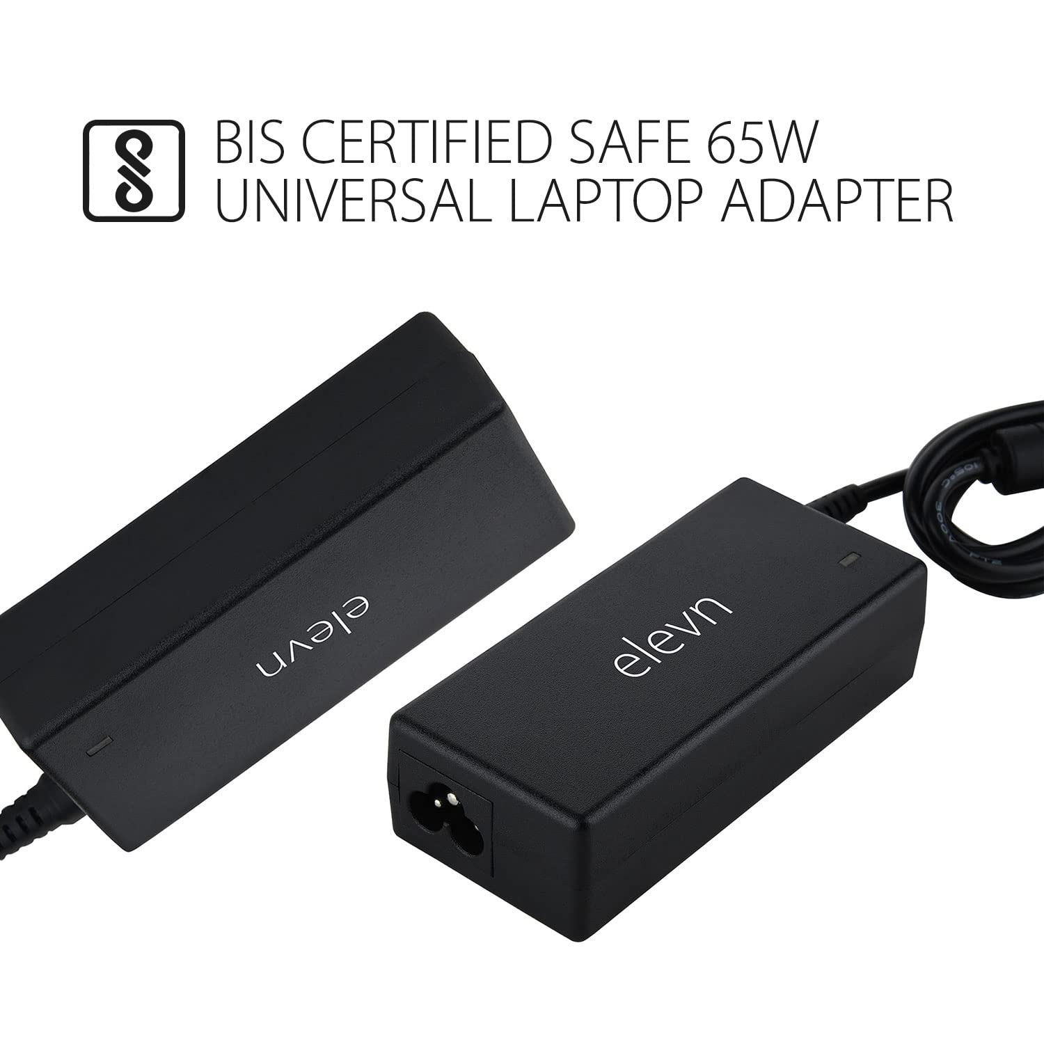 elevn 65 Watts Universal Laptop Power Adapter with Auto Voltage ...