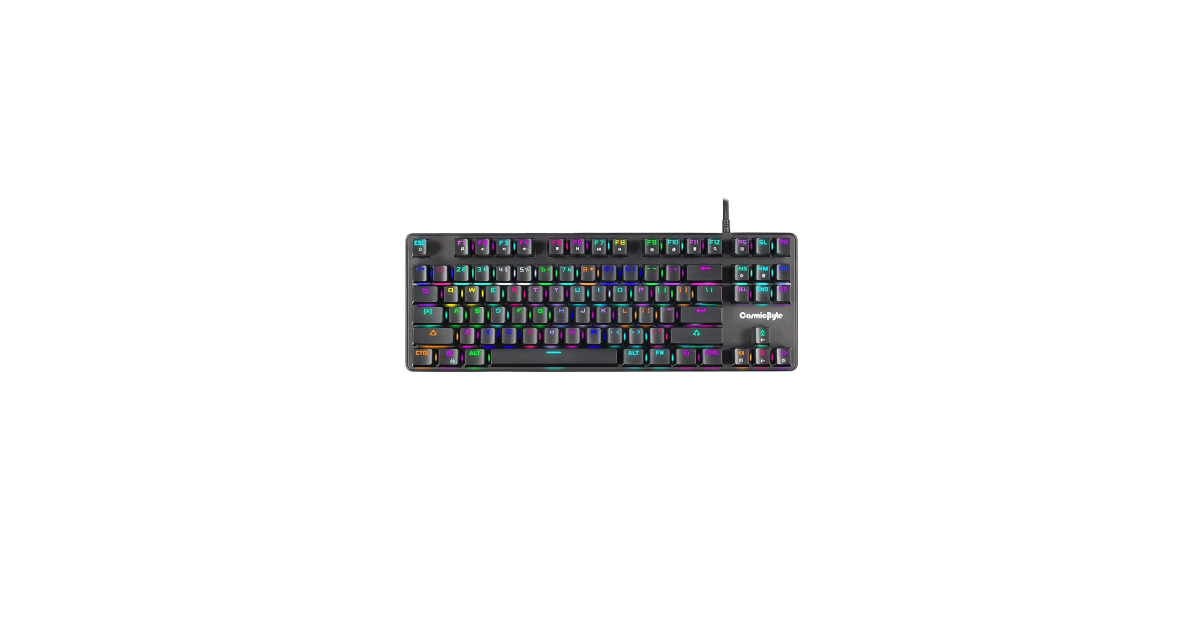 Cosmic Byte CB-GK-18 Firefly RGB Ten-Keyless Keyboard with Outemu Red ...