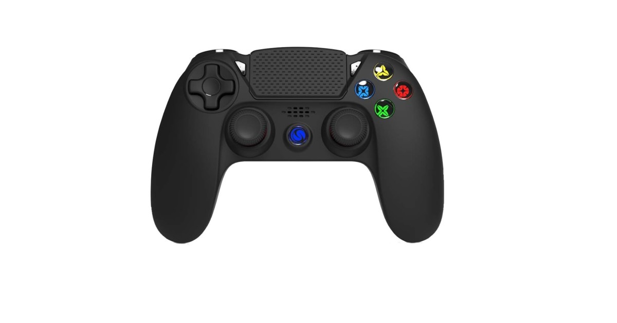 sameo SG05 Bluetooth Wireless PS4 Gaming Controller -(Black)