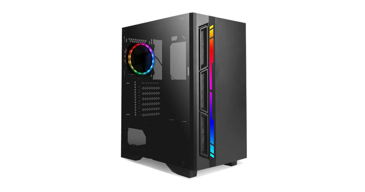 Antec NX400 Tower Gaming Cabinet ATX, M-ATX, ITX Motherboard with Glass ...