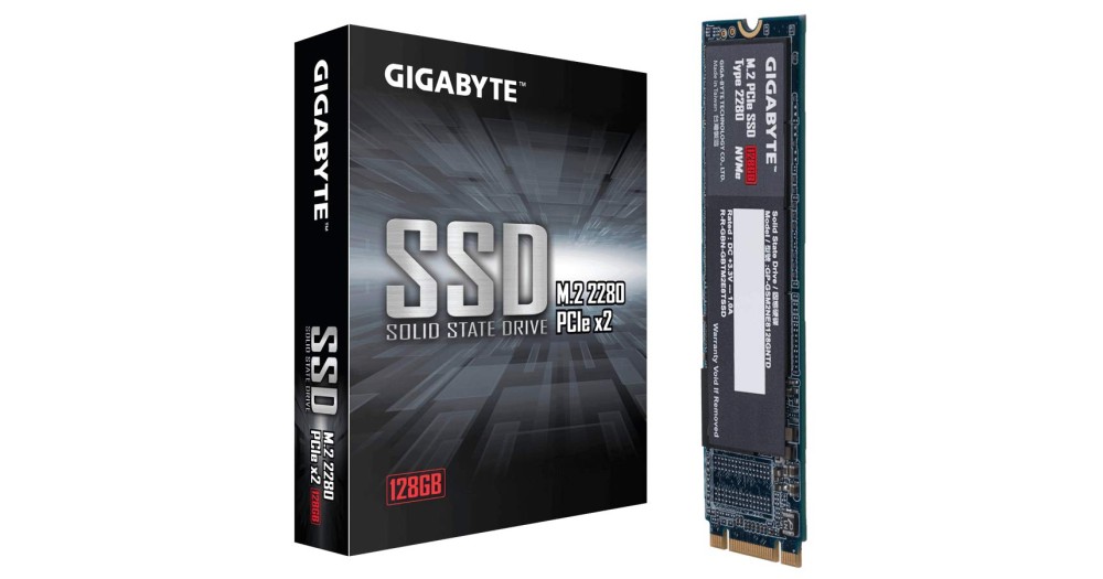 Gigabyte 128GB SSD M.2 PCIe x2